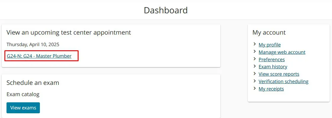 How to Reschedule a Pearson VUE CBT Exam - ICC Support Portal