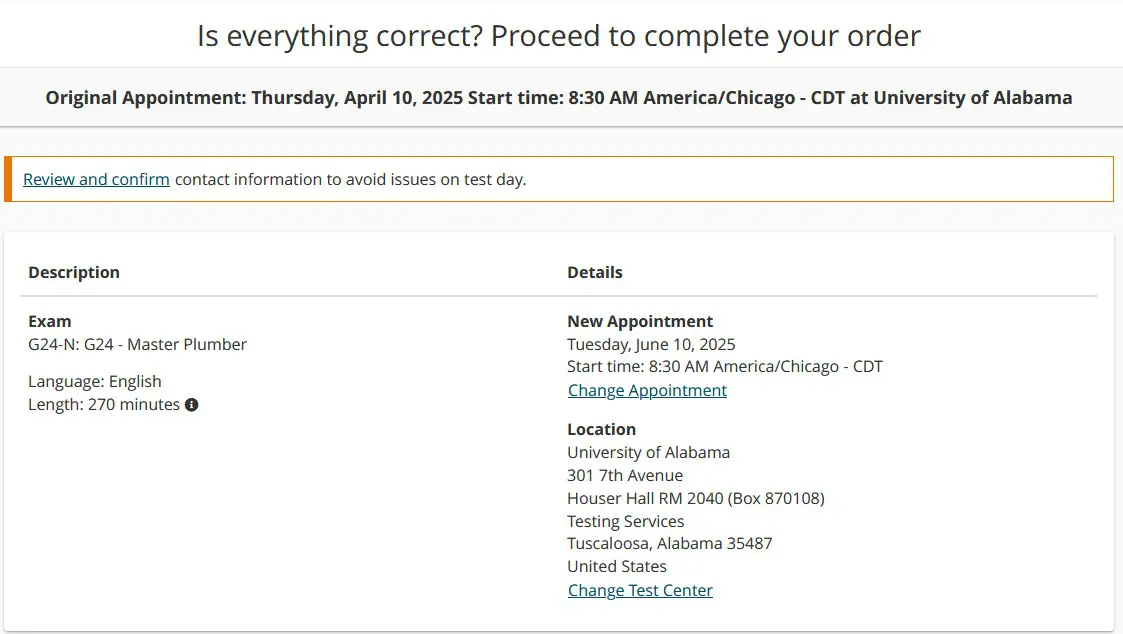 How to Reschedule a Pearson VUE CBT Exam - ICC Support Portal